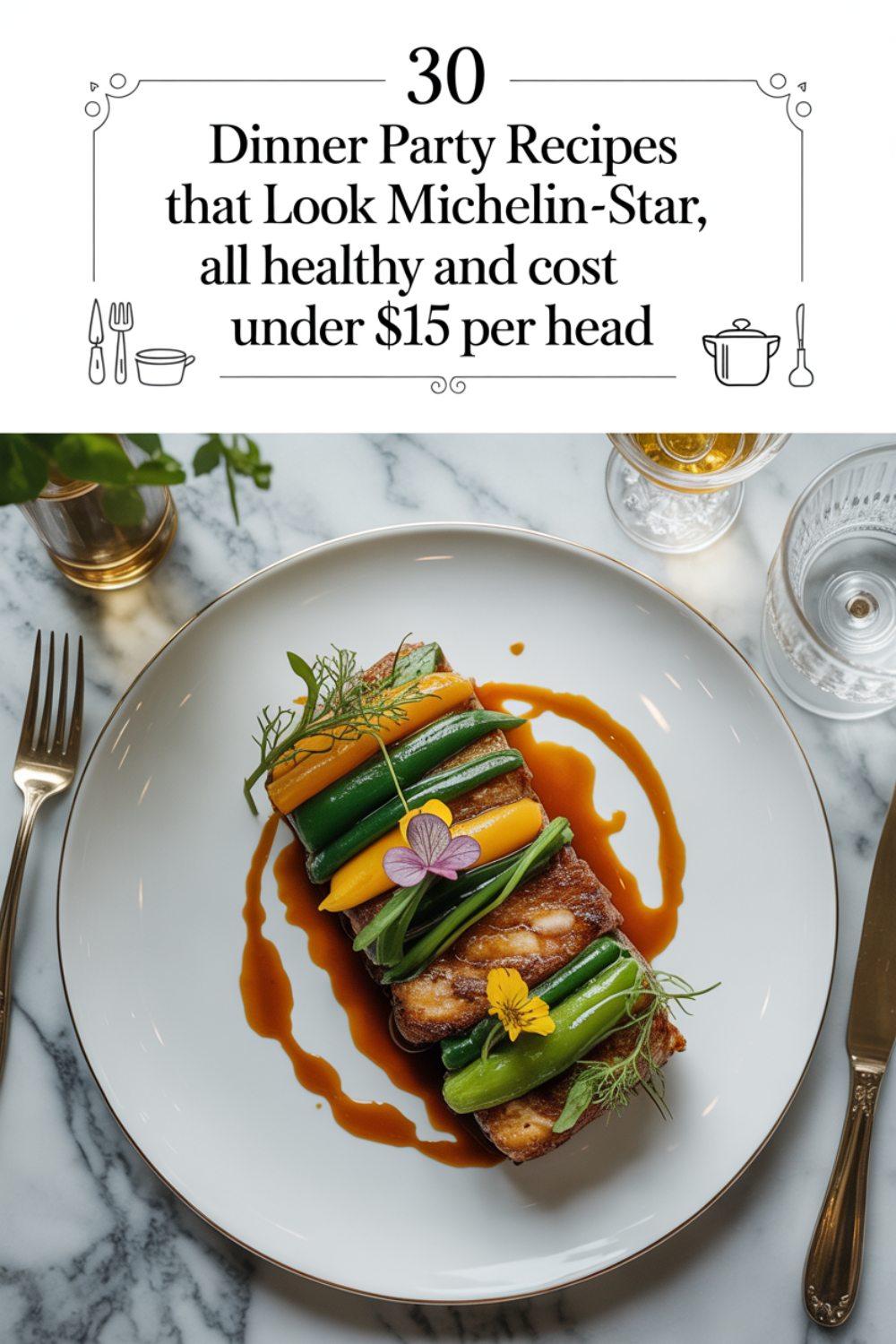 30 Dinner Party Recipes That Look Michelin-Star, All Healthy And Cost ...