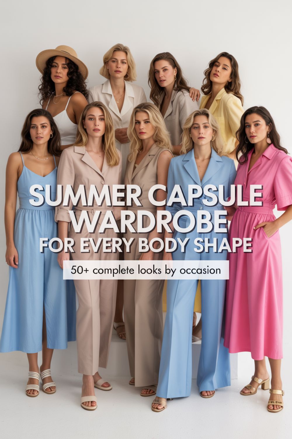 Summer Capsule Wardrobe for Every Body Shape: 50+ Complete Looks by ...